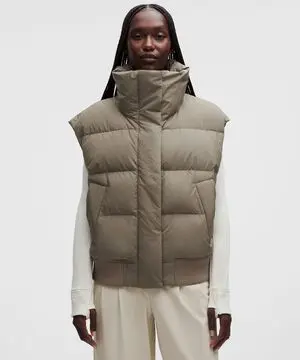 Lululemon Wunder Puff Bomber Vest - Cypress Forest