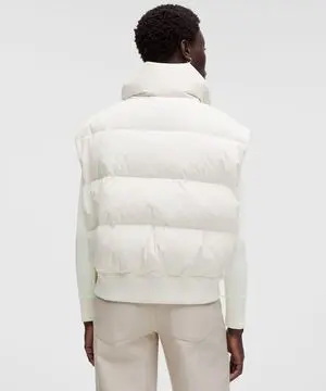 Lululemon Wunder Puff Bomber Vest - Light Ivory