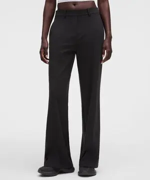 Lululemon Daydrift Mid-rise Stacked-leg Trouser - Black