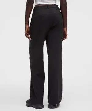 Lululemon Daydrift Mid-rise Stacked-leg Trouser - Black