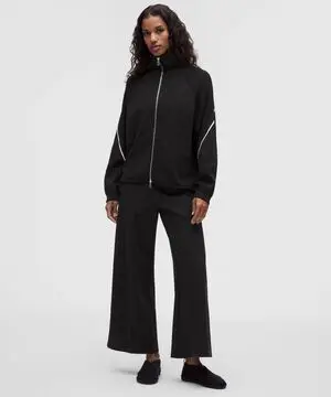 Lululemon Daydrift Mid-rise Cropped Wide-leg Trouser - Black