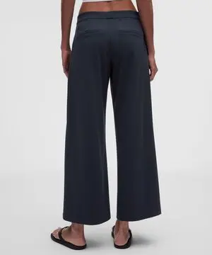 Lululemon Daydrift Mid-rise Cropped Wide-leg Trouser - True Navy