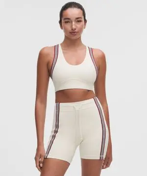 Lululemon Groove Yoga Bra Light Support, B/c Cup - Light Ivory