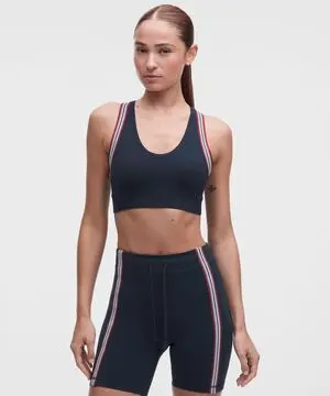 Lululemon Groove Yoga Bra Light Support, B/c Cup - True Navy