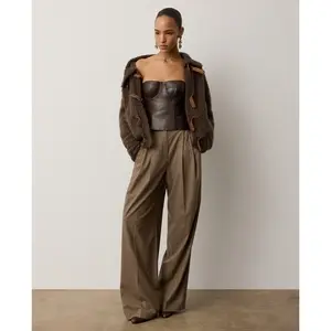Ralph Lauren Carolin Lambskin Bustier