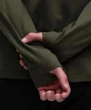 Lululemon Rulu Fleece Hoodie - Deep Forest