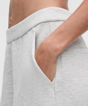 Lululemon Smooth Spacer High-rise Wide-leg Pant - Heathered Core Ultra Light Grey