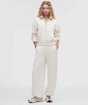 Lululemon Smooth Spacer High-rise Wide-leg Pant - Light Ivory