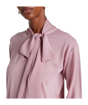 Valentino Garavani Tie-neck Oversized Wool Sweater