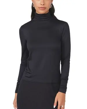 POINT Stretch Knit Turtleneck - Navy