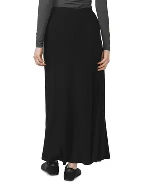 POINT Ribbed Maxi Skirt