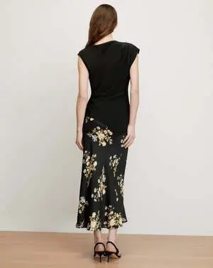 Veronica Beard Yvonne Asymmetric Top - Black