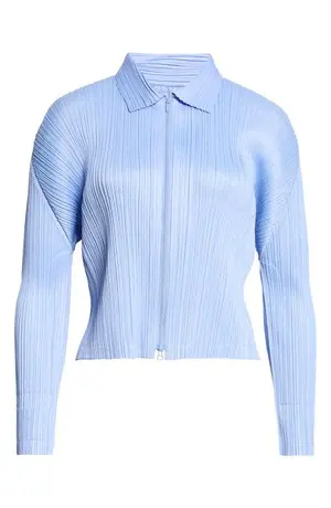 Issey Miyake Monthly Colors August Pleated Zip Top