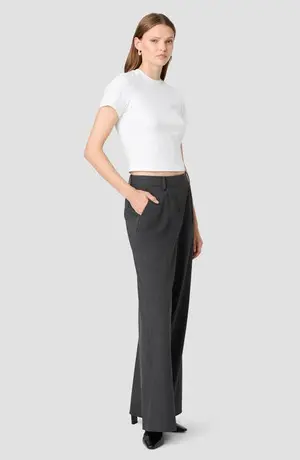 French Connection Tavi Wide Leg Suiting Pants