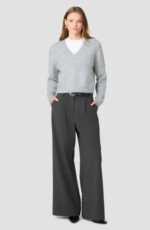French Connection Tavi Wide Leg Suiting Pants