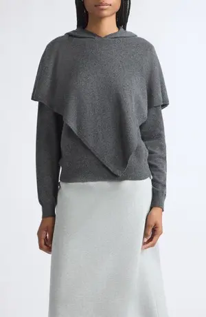 Sandy Liang Barrow Wool & Cashmere Sweater - Grey
