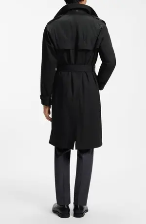 BOSS Jared Double Breasted Trench Coat