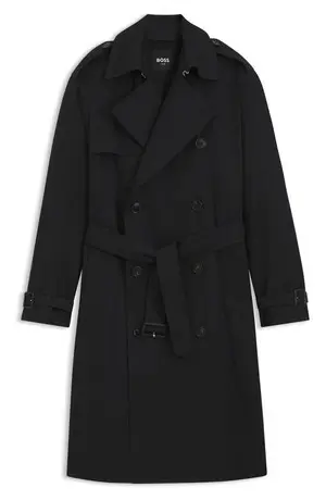 BOSS Jared Double Breasted Trench Coat