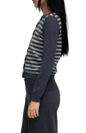FIND ME NOW Asymmetric Button Sweater