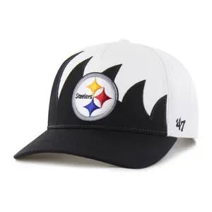 '47 Pittsburgh Steelers Jagged Hitch Adjustable Hat - White
