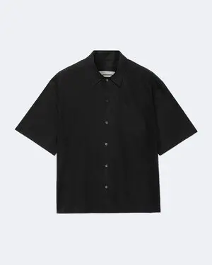 ALLSAINTS Maddox Oversized Cotton-poplin Shirt - Black