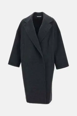 Dusan Oversized Wool Coat - Grey