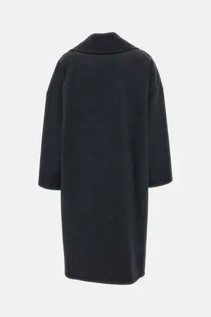 Dusan Oversized Wool Coat - Grigio