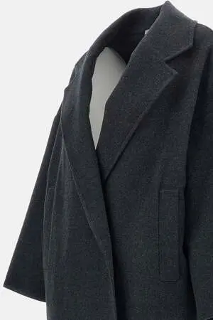 Dusan Oversized Wool Coat - Grigio
