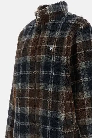 Barbour Pile In Tartan Con Zip