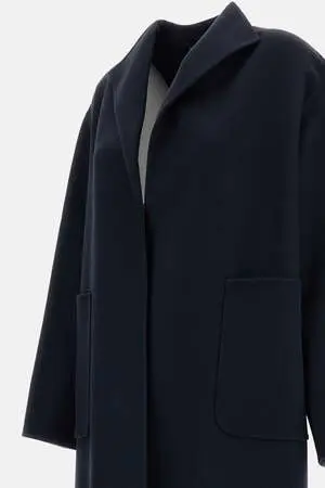 Dusan Long Cashmere Coat - Blu