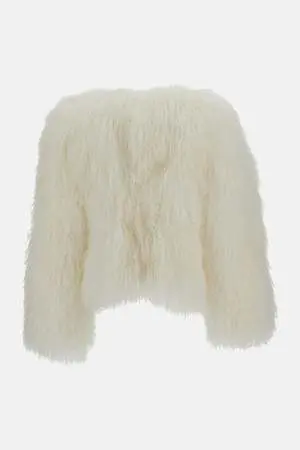 DESA 1972 Giacca Mongolia Sheepskin - Bianco