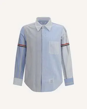 Thom Browne Funmix Striped Oxford Shirt