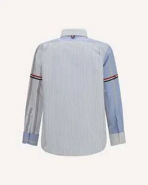 Thom Browne Funmix Striped Oxford Shirt