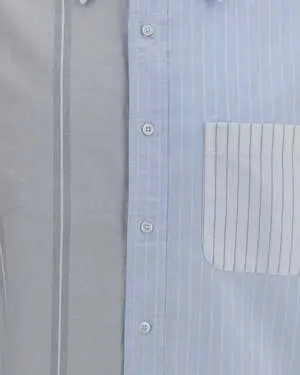 Thom Browne Funmix Striped Oxford Shirt