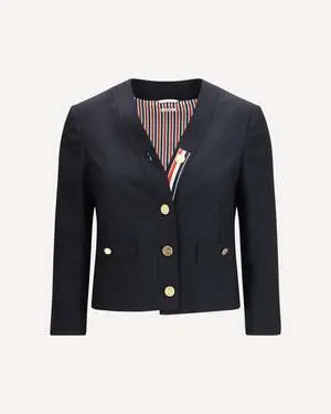Thom Browne Hopsack Cardigan Jacket