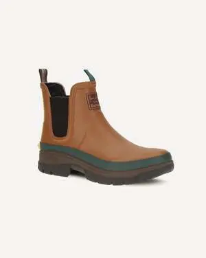 Barbour X Paul Smith Chelsea Boots - Brown