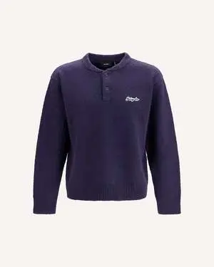 Axel Arigato Tag Crewneck Sweater Mae - Blue
