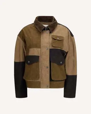 MARANT ETOILE Risla Cotton Jacket - Khaki