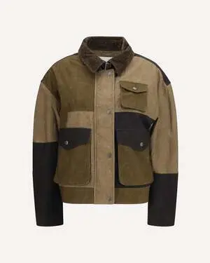 MARANT ETOILE Risla Cotton Jacket - Khaki