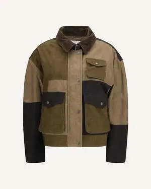 MARANT ETOILE Risla Cotton Jacket - Khaki