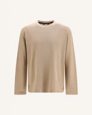 Jacquemus Rond Carré Ong-seeve T-shirt Mae - Cream