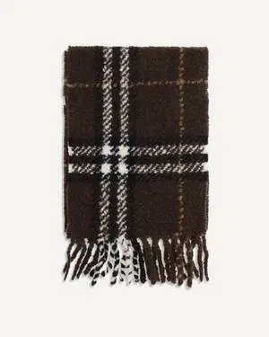 Burberry Alpaca And Wool-blend Scarf