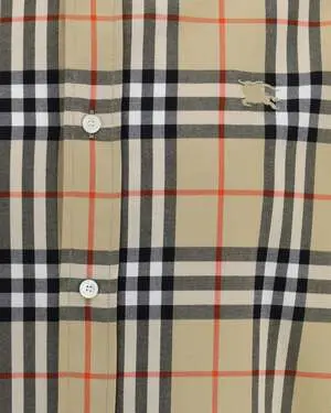Burberry Check Cotton Shirt Mae