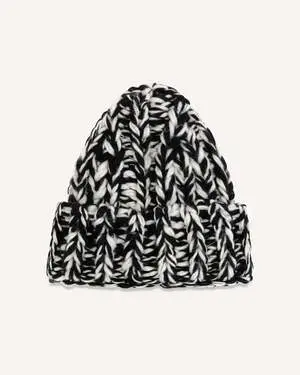 AMI Paris Xxl Wool Knit Beanie