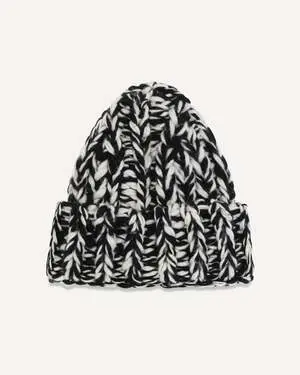 AMI Paris Xxl Wool Knit Beanie