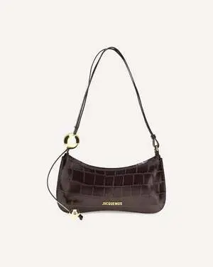 Jacquemus Le Bisou Perle Shoulder Bag - Bordeaux