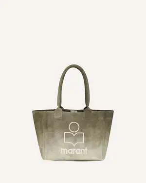Isabel Marant Étoile Yenky Logo Tote Bag - Khaki