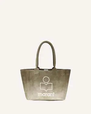 Isabel Marant Étoile Yenky Logo Tote Bag - Khaki