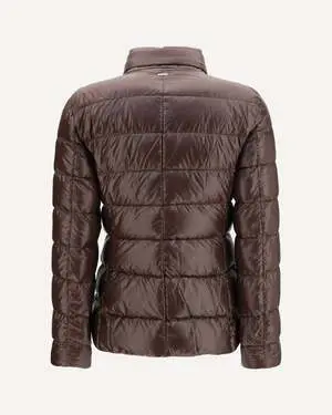 Herno High-neck Padded Jacket - Brown
