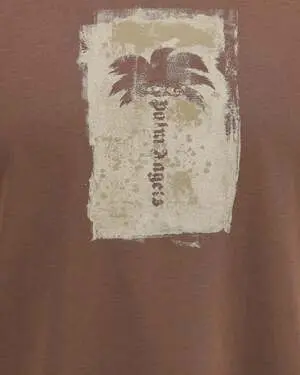 Palm Angels Palm Tree Cotton T-shirt - Brown